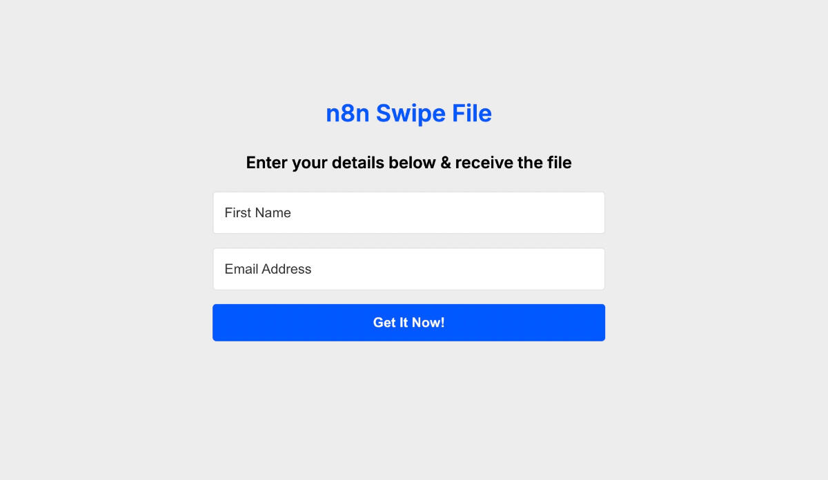 n8n Swipe File